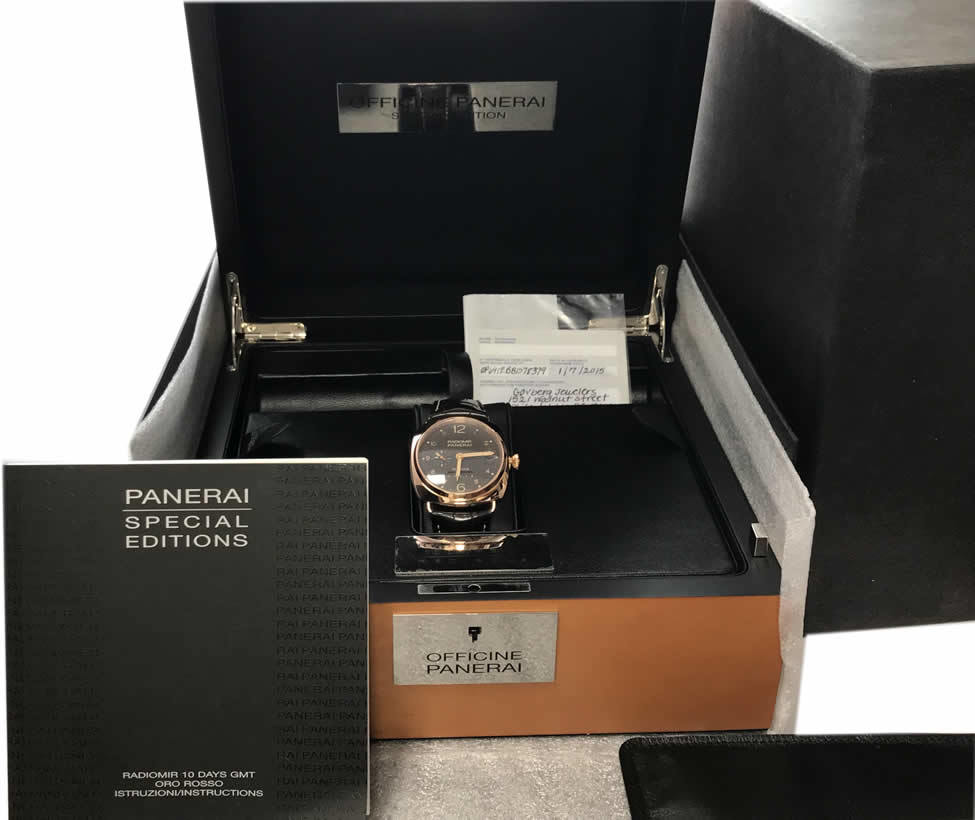Panerai Radiomir 497 GMT 10-Day Limited Edition PAM00497 - Exquisite ...