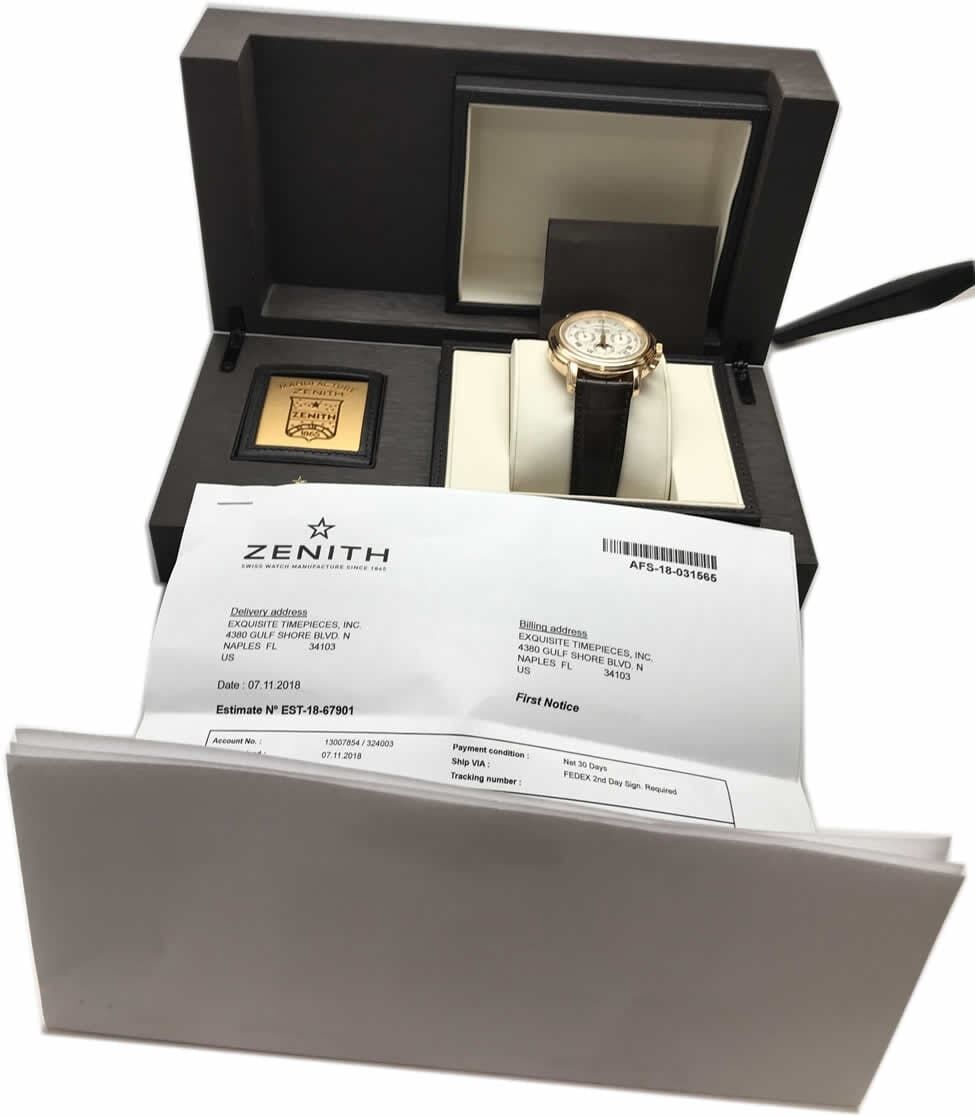 Zenith Chronomaster GT 35.1240.4001/01.m1240 - Exquisite Timepieces