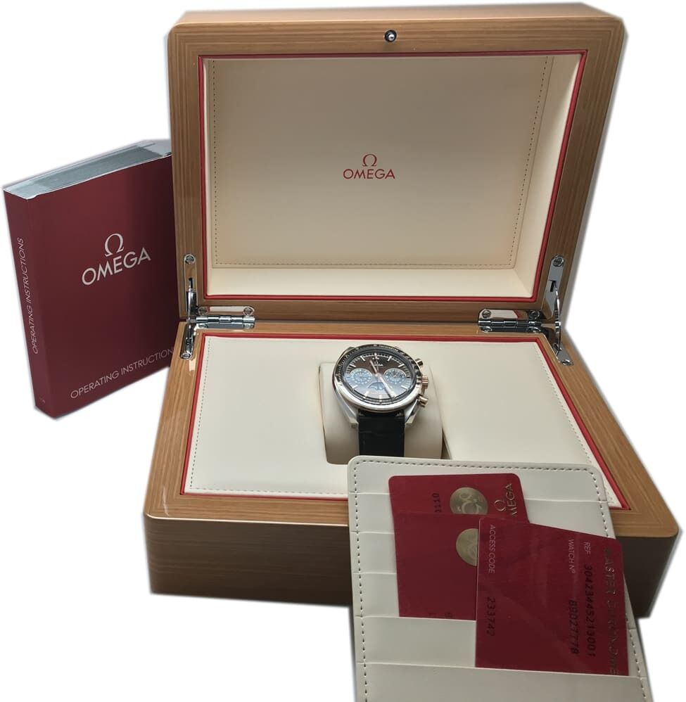 Omega Speedmaster Moonwatch Moonphase Steel & Sedna Gold