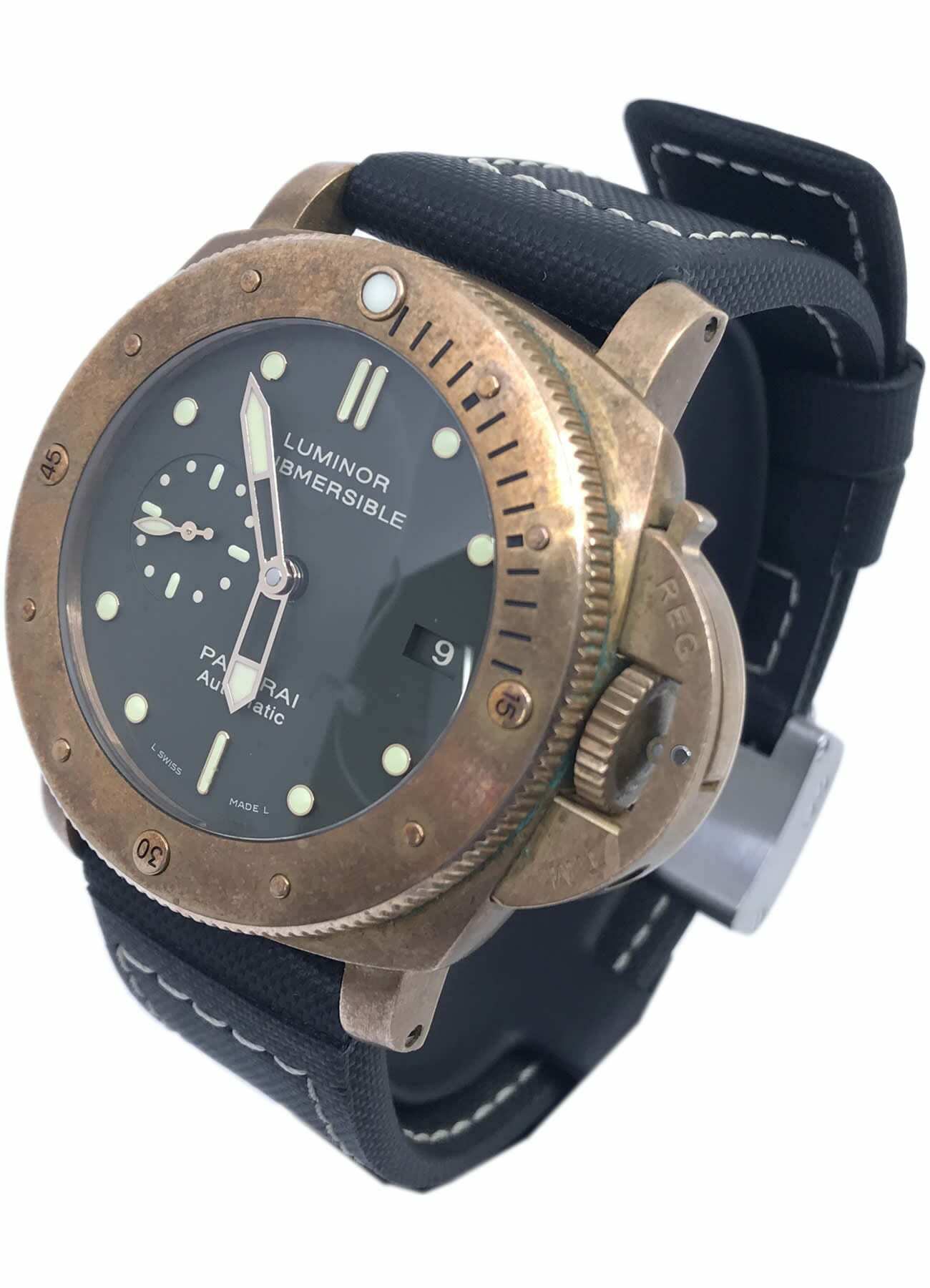 Panerai Luminor Submersible 1950 The "Original Bronzo" PAM00382 ...