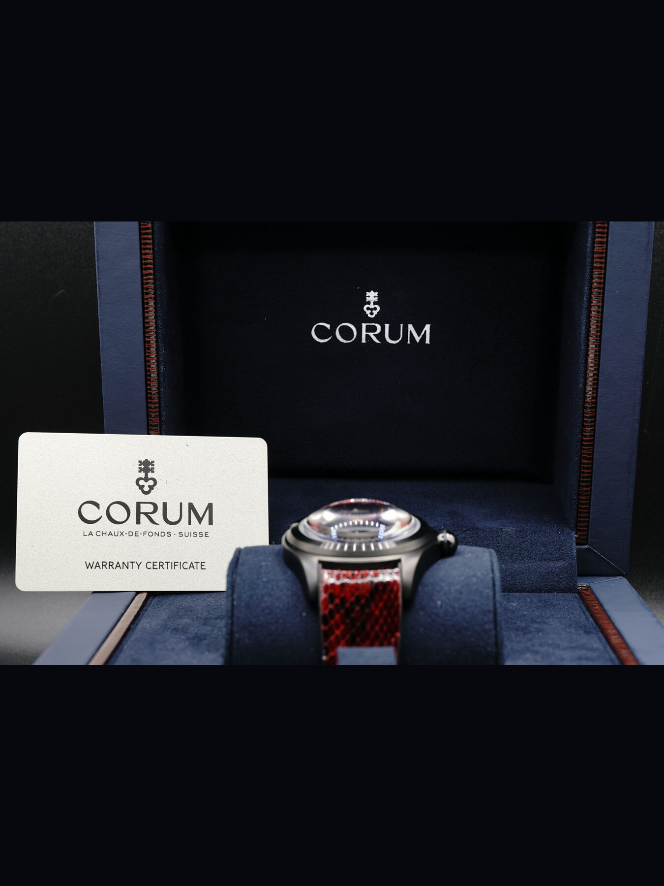 Corum Art Red Bubble Python Limited Edition L08202981 - Exquisite ...
