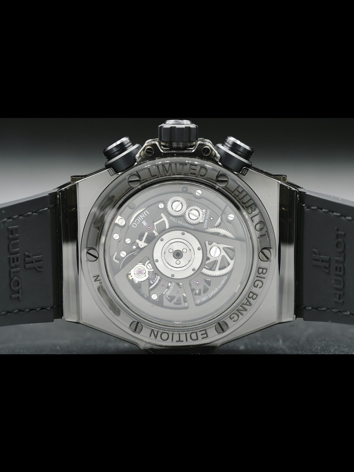 Hublot Big Bang Unico Sapphire All Black 411.JB.4901.RT - Exquisite ...