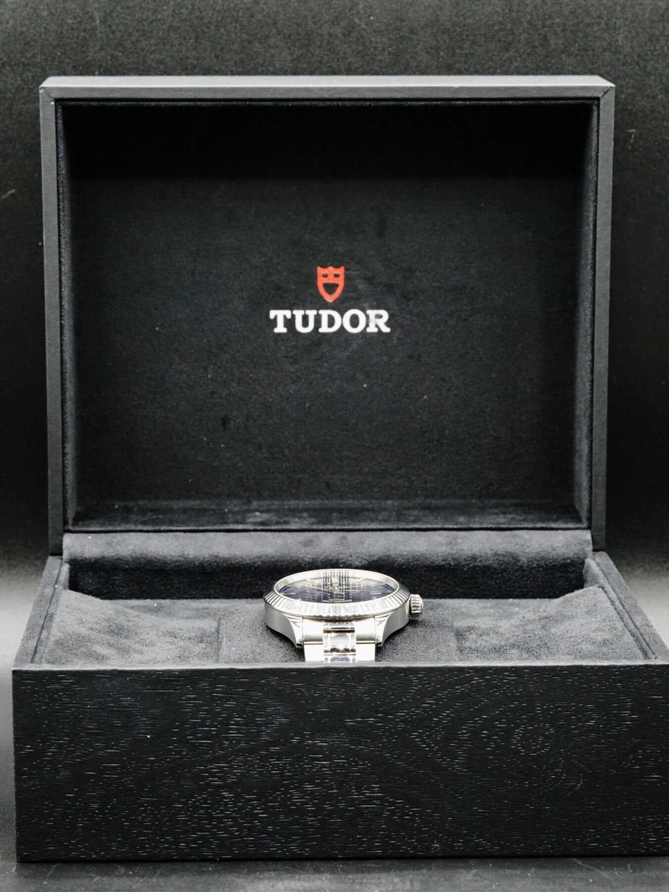 Tudor Style Blue Dial Fluted Bezel M12510-0013 - Exquisite Timepieces