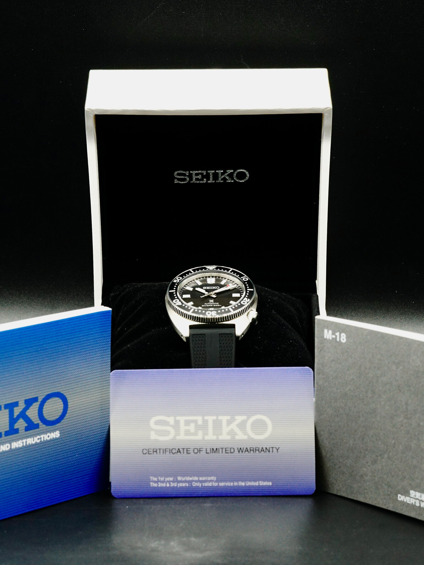 Seiko Prospex Diver's SS Automatic Black Dial SPB317 - Exquisite Timepieces