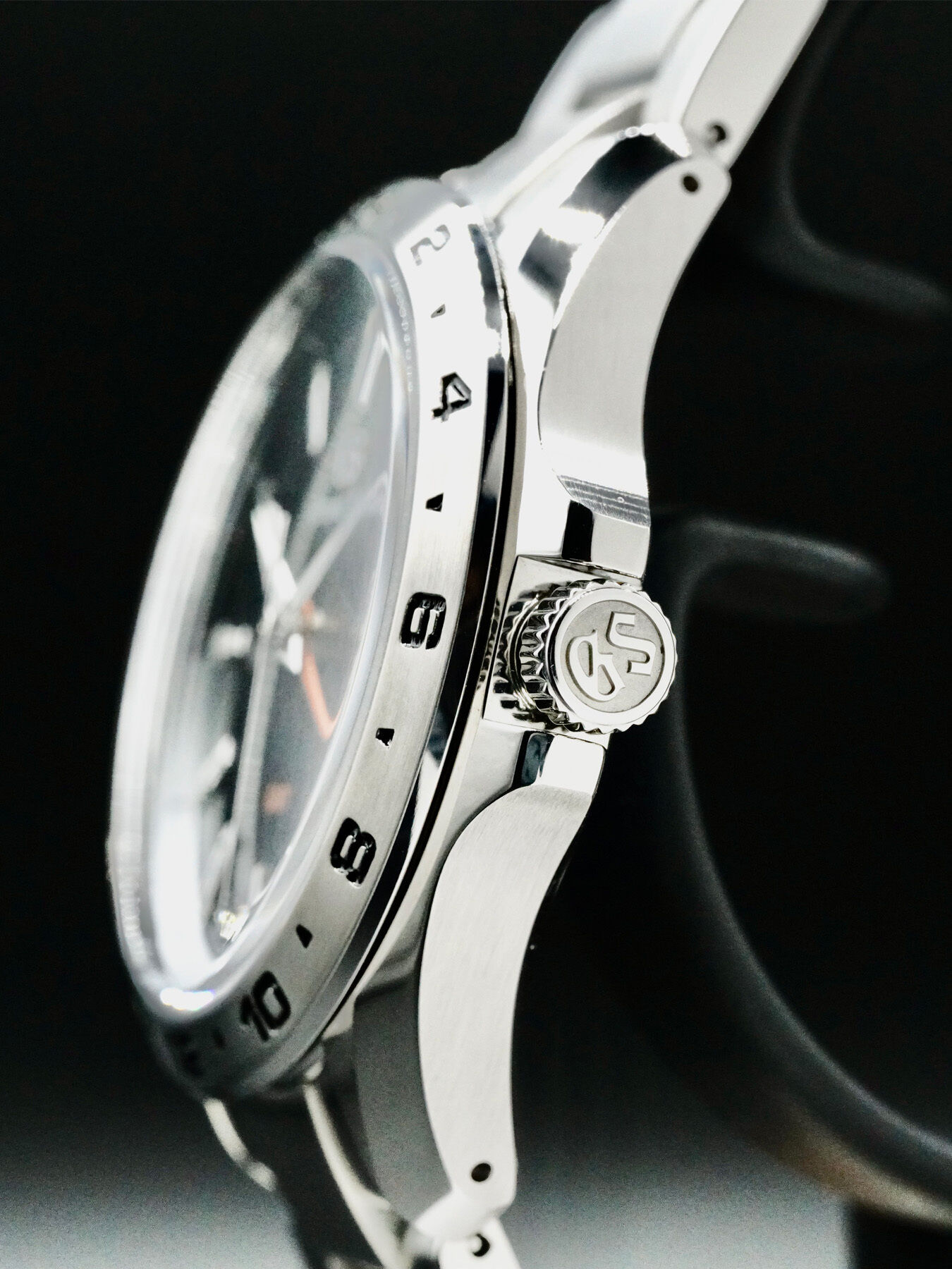 Grand Seiko Sport SBGN003 Black GMT 9F Quartz 39mm