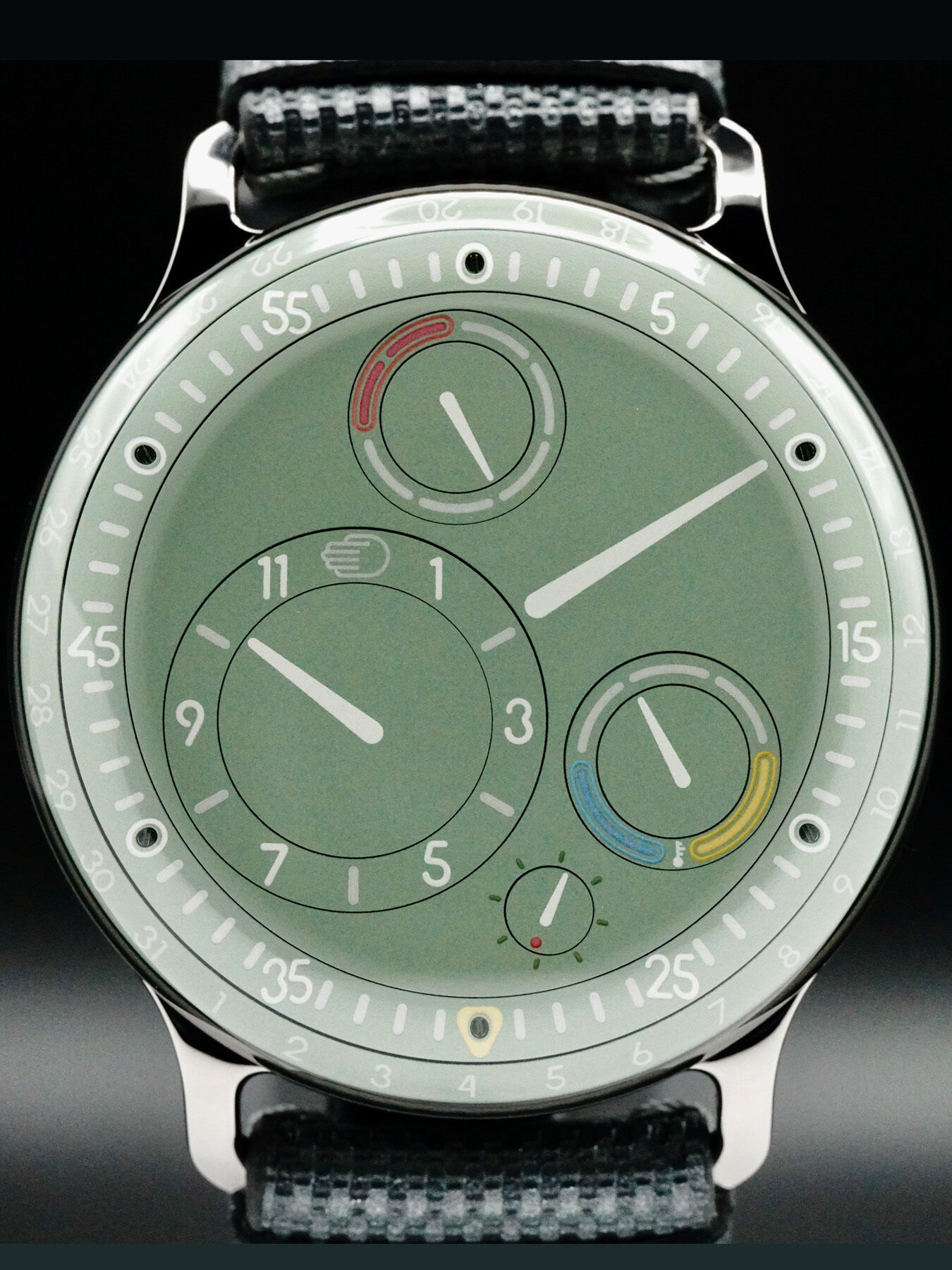 Ressence TYPE 3 EE Eucalyptus Green - Innovative Oil-Filled Watch with ...