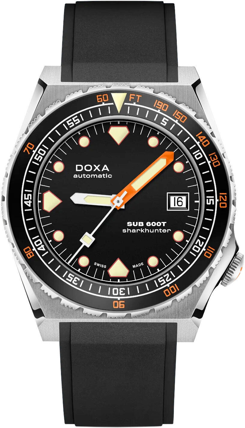 DOXA Sub 600T Sharkhunter 861.10.101.20 on Strap - Exquisite Timepieces