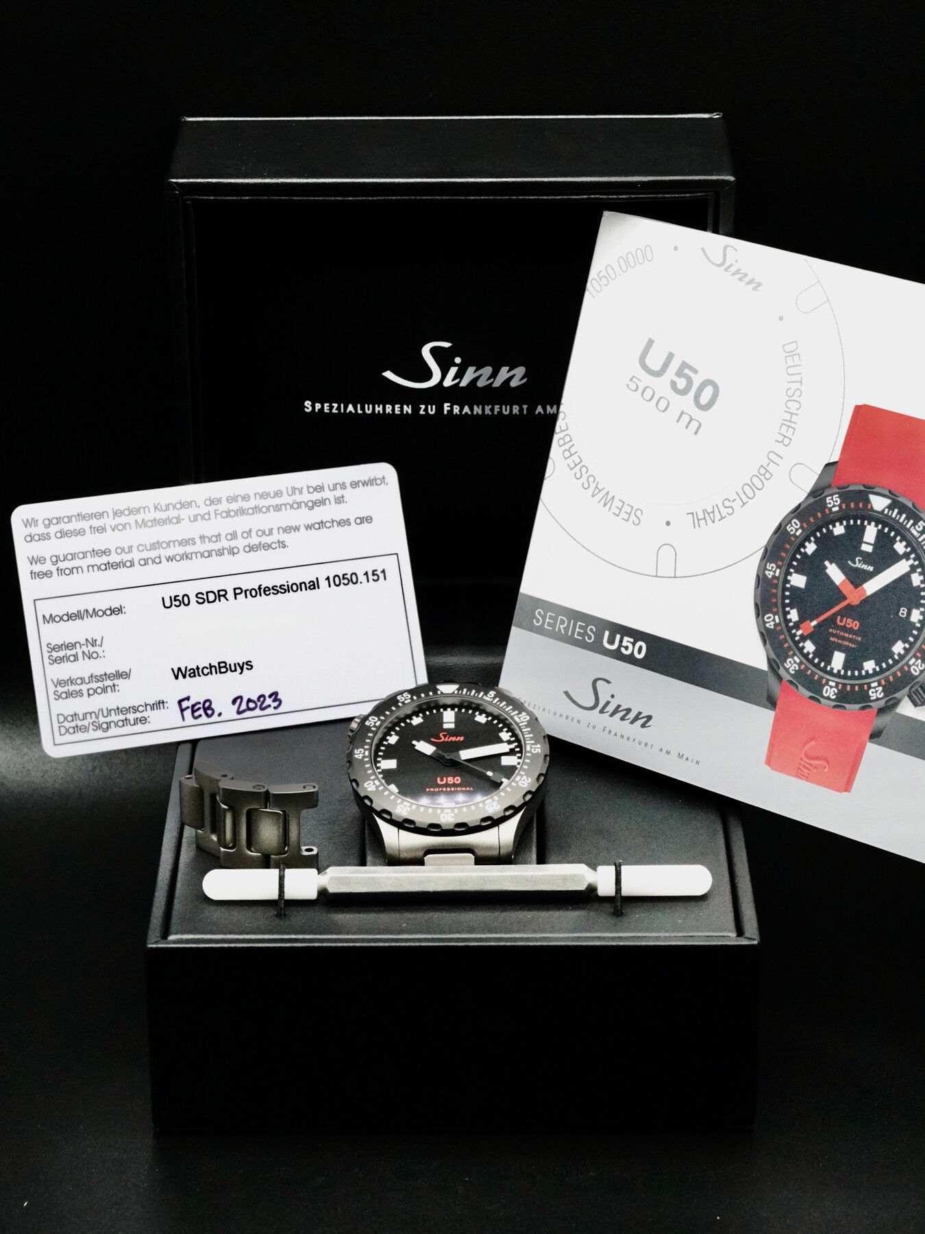 Sinn 1050.151 U50 SDR Professional - Exquisite Timepieces