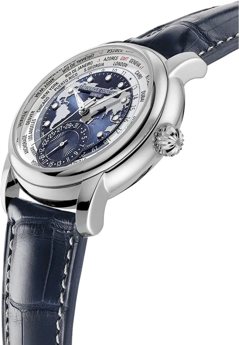 Frederique Constant FC-718NWWM4H6 Classic Worldtimer 42mm - Exquisite ...