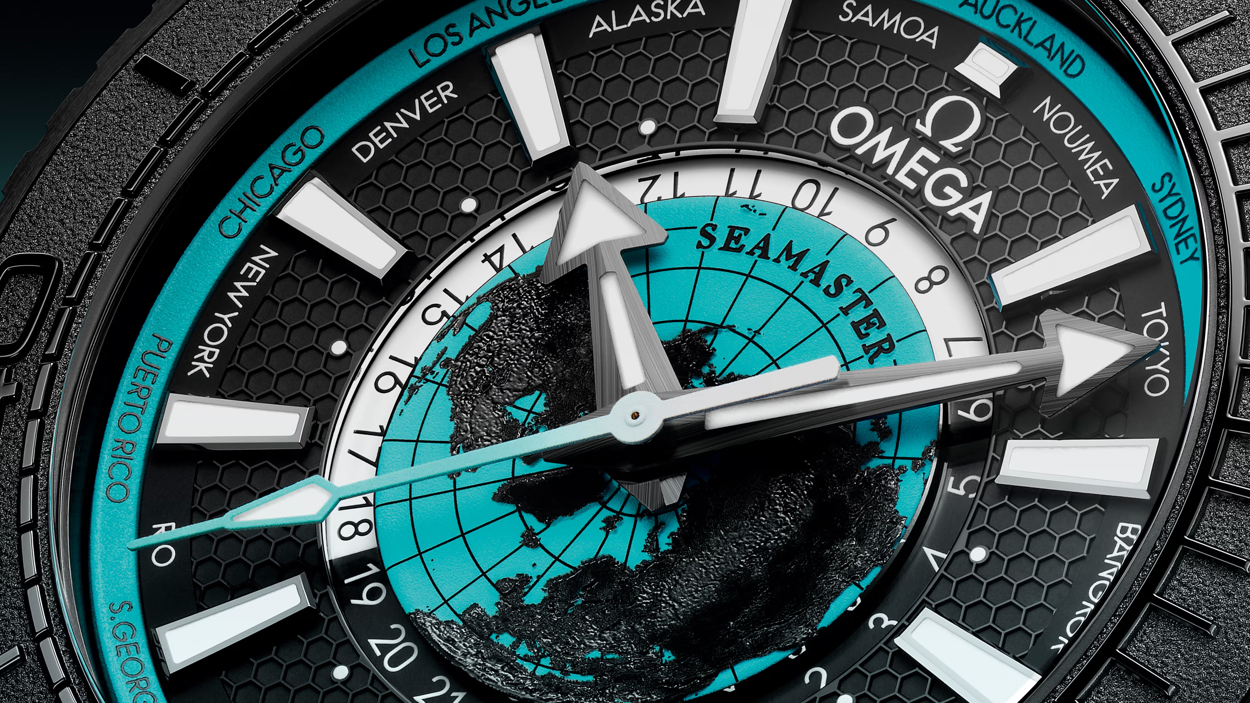 Omega 215.92.46.22.01.007 Seamaster Planet Ocean 600M Worldtimer ...