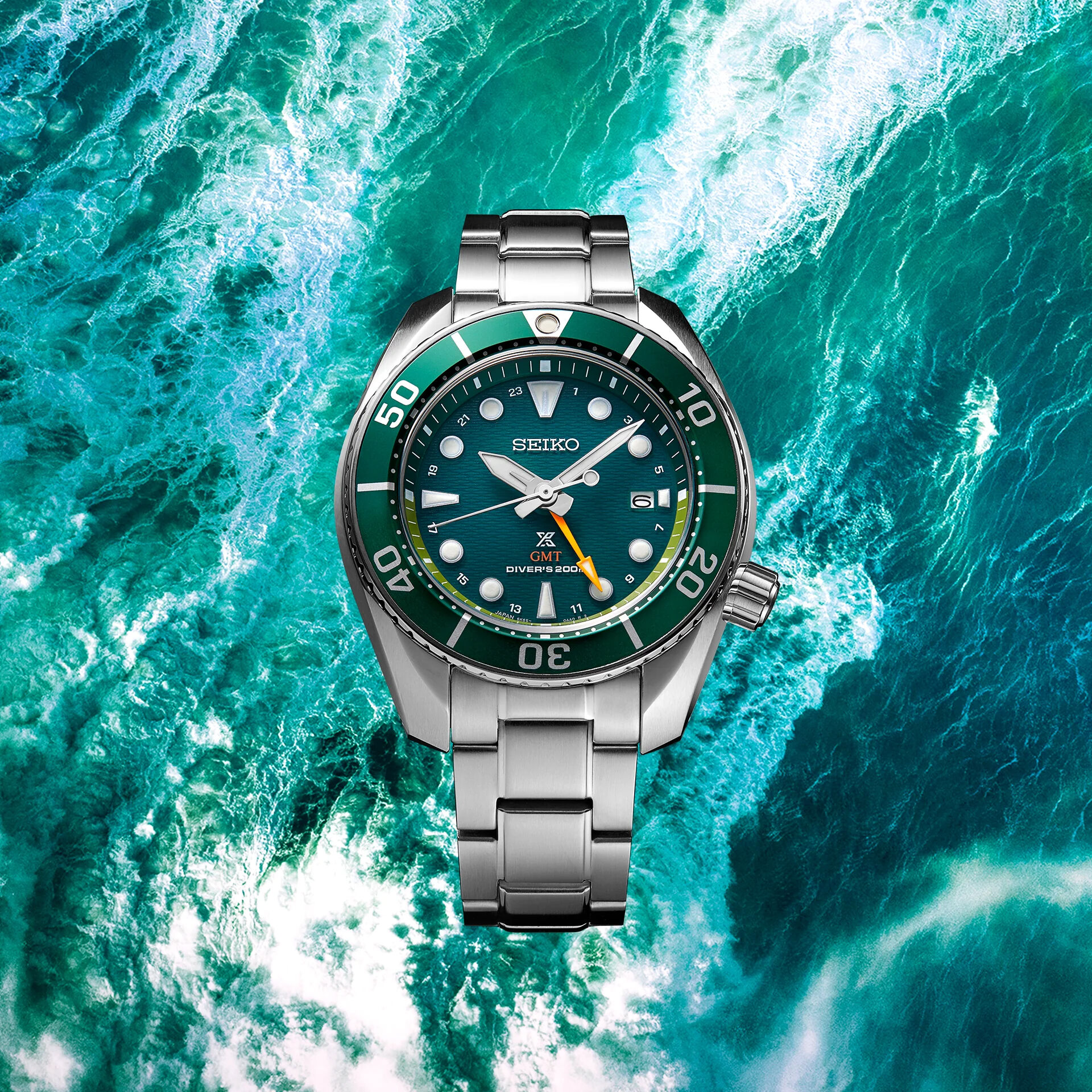 Seiko Prospex SFK003 Solar Sumo GMT Limited Edition Green - Exquisite ...