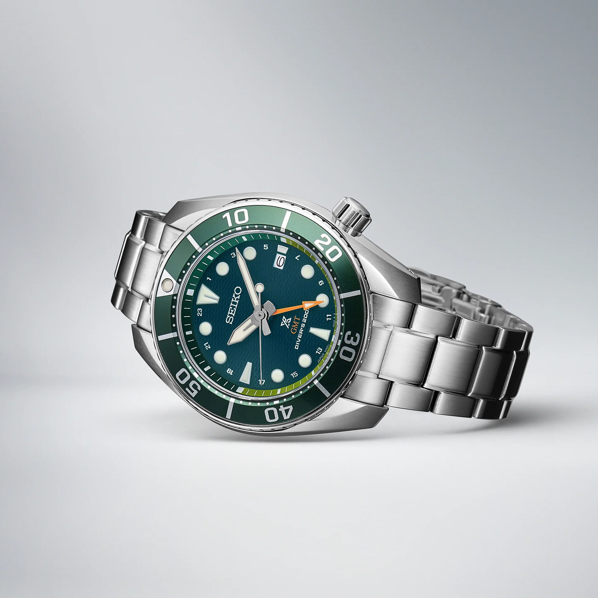 Seiko Prospex SFK003 Solar Sumo GMT Limited Edition Green - Exquisite ...