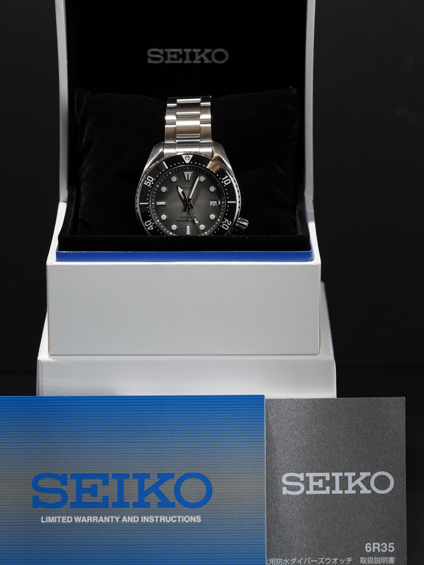 Seiko Prospex Sea Diver's Grey Dial SPB323