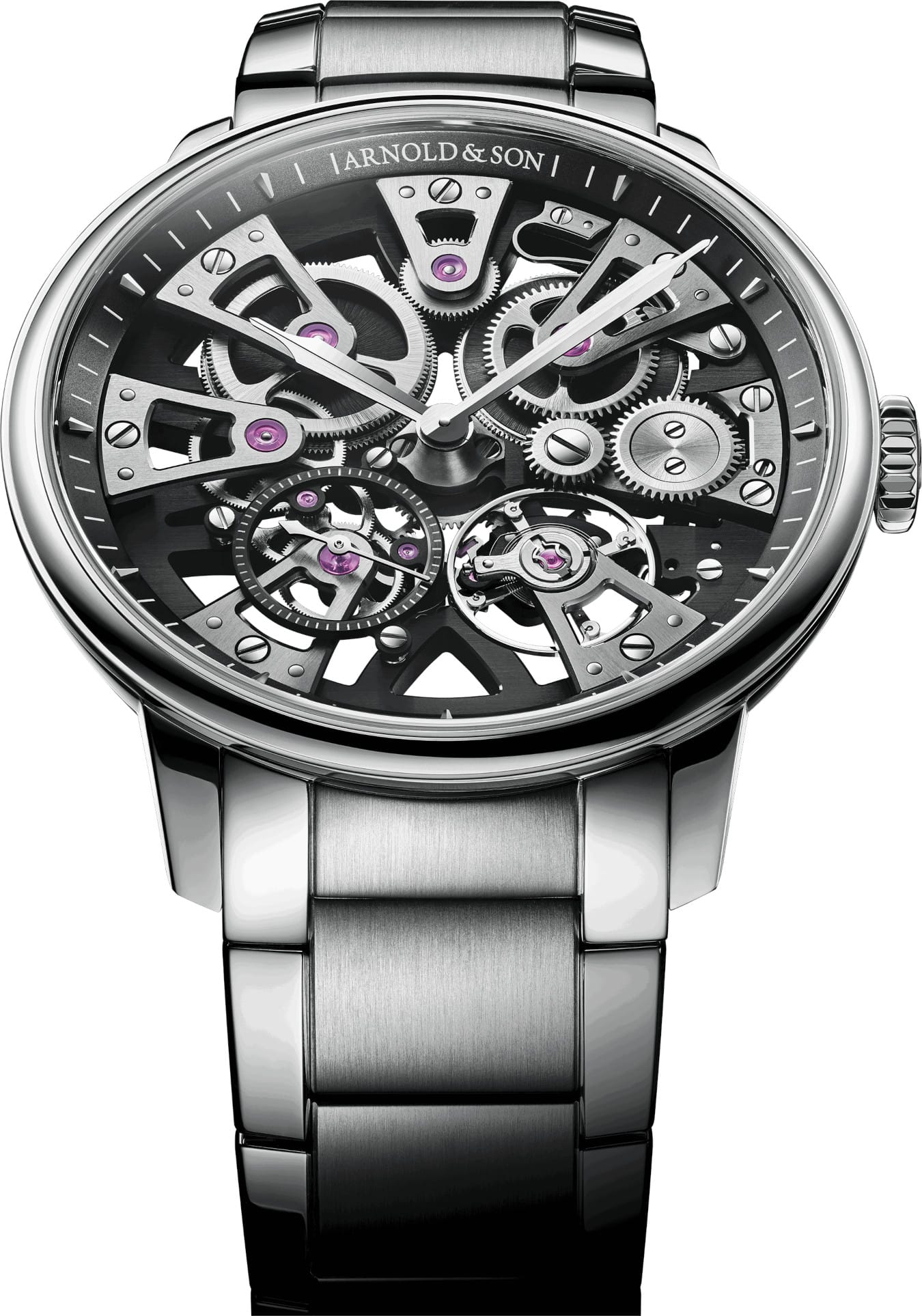 Arnold & Son 1Negs.b01A.s135D Chronometry Nebula 40 Steel - Exquisite ...