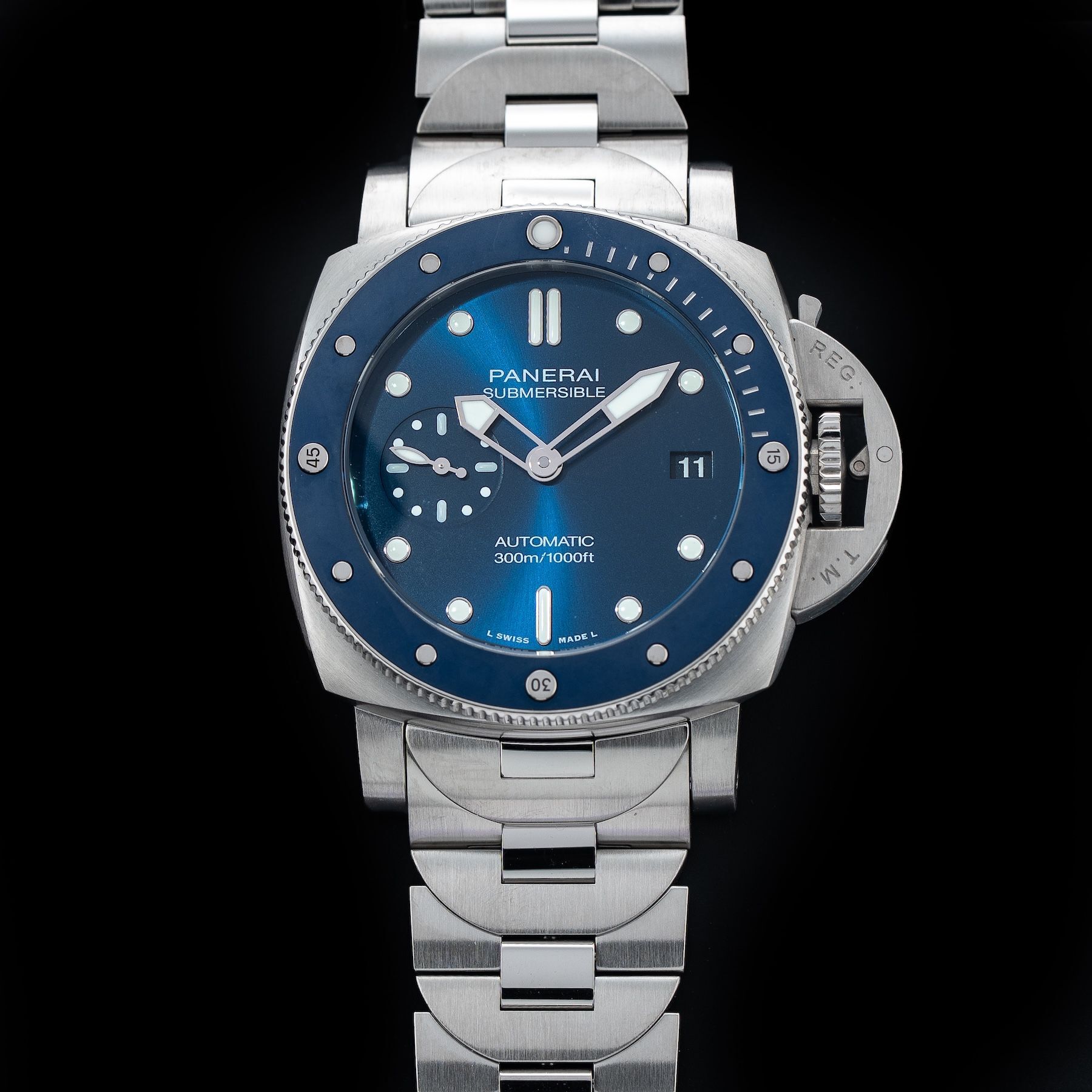 Panerai PAM01068 Submersible Blue Notte - Exquisite Timepieces